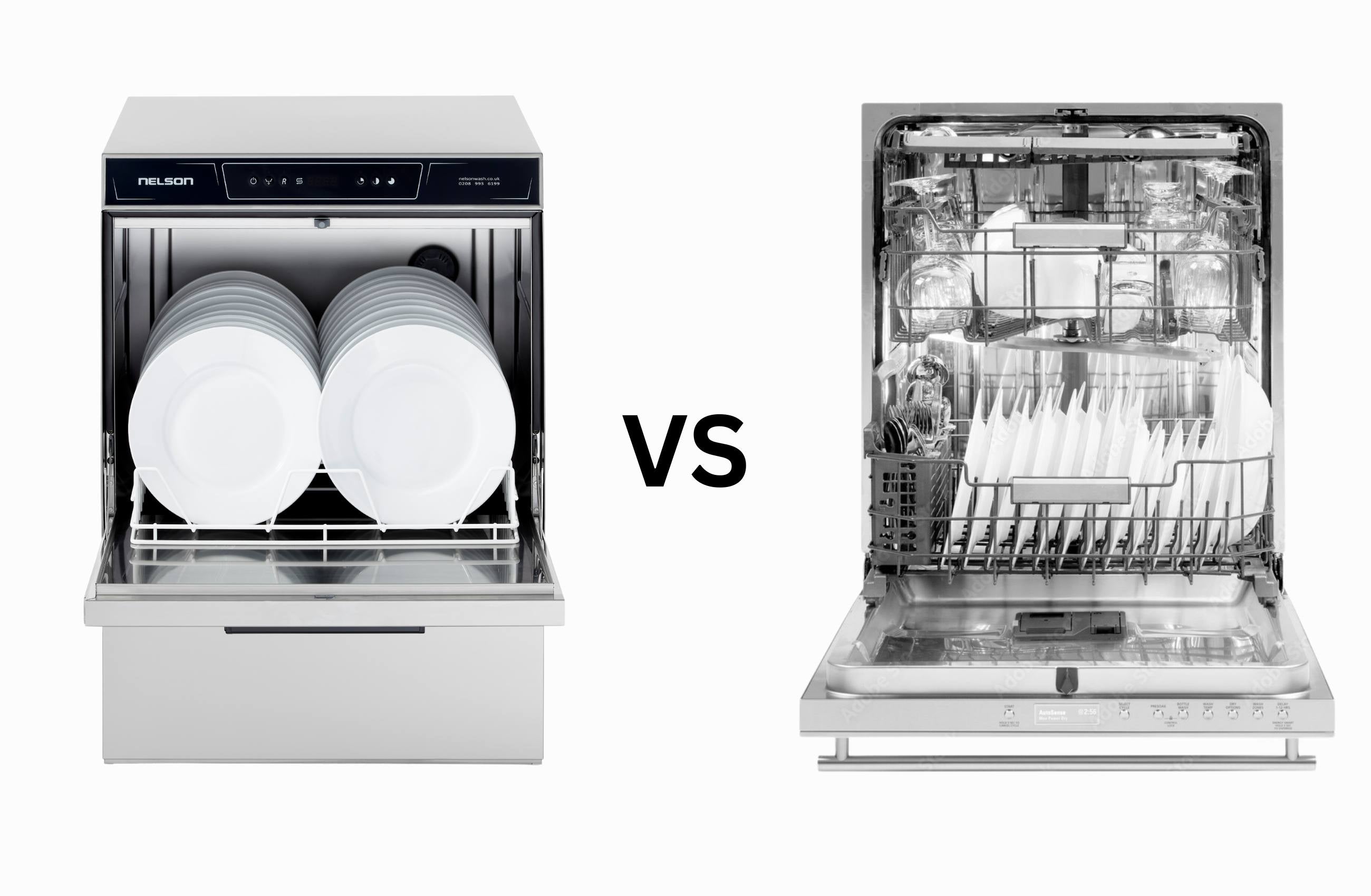 Domestic vs Commercial Dishwashers: Key Differences – Nelson Dish ...