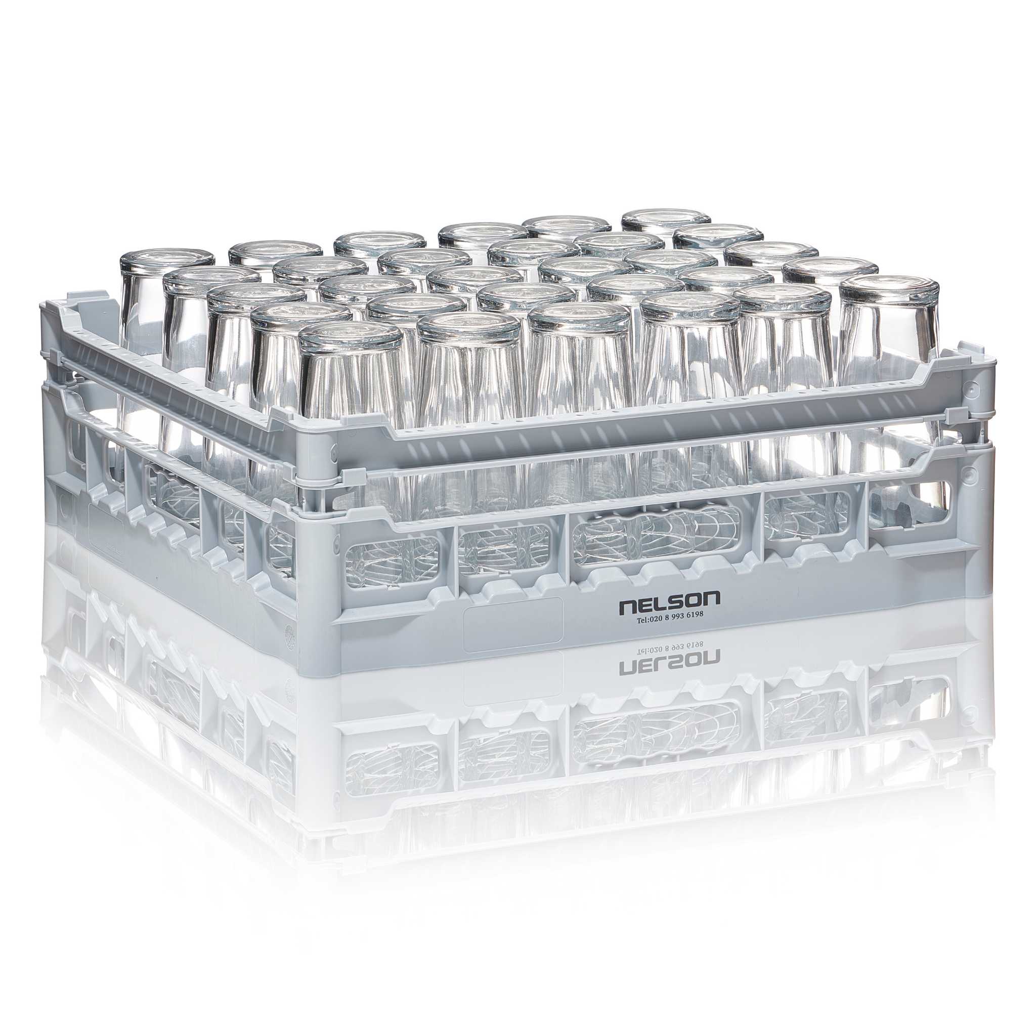 500mm Open Glasswasher Basket | Nelson Dish & Glasswashing Machines